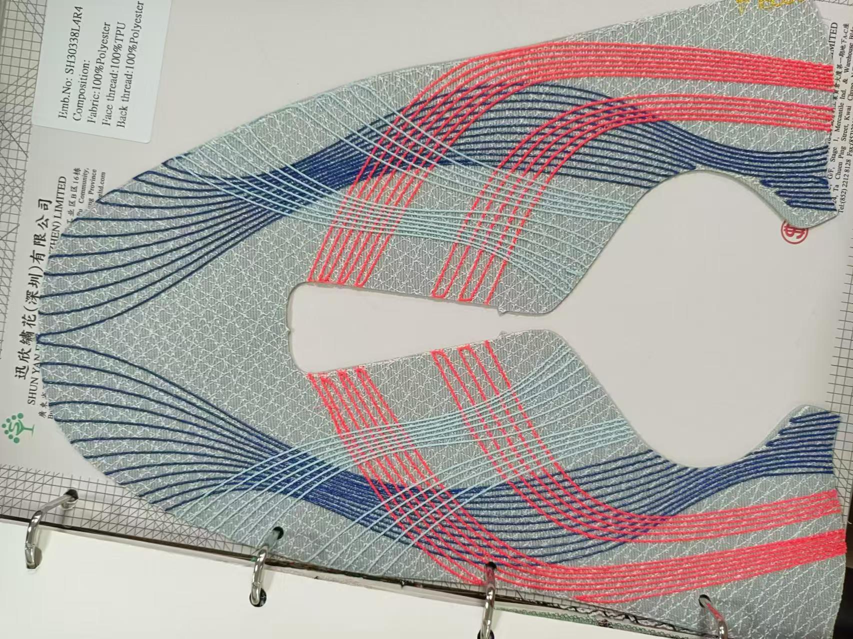 TPU Embroidery Upper TPU刺繡鞋面|TPU 刺繡鞋面（TPU Embroidery Upper)|迅欣繡花科技（龙岩）有限公司